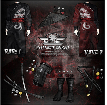 Second Life Marketplace - 14. [Val'More] Shinotenshi - Shoulder (Silver)